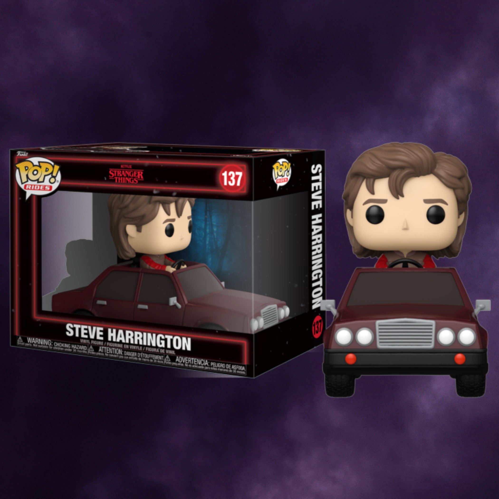 Stranger Things – Steve Harrington (Season 5) Pop! Rides Vinyl Figure ...
