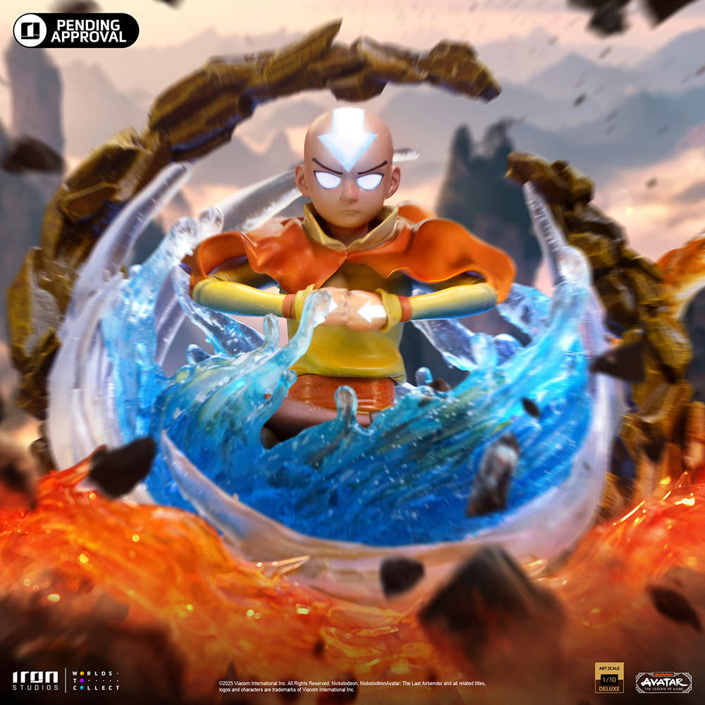 Avatar: The Last Airbender – Aang Deluxe Art Scale 1/10 Statue Iron St ...