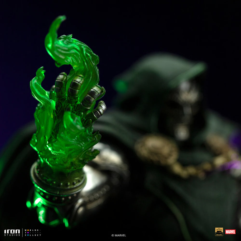 Statue Doctor Doom Deluxe - Infinity Gauntlet Diorama - Art Scale 1/10 ...